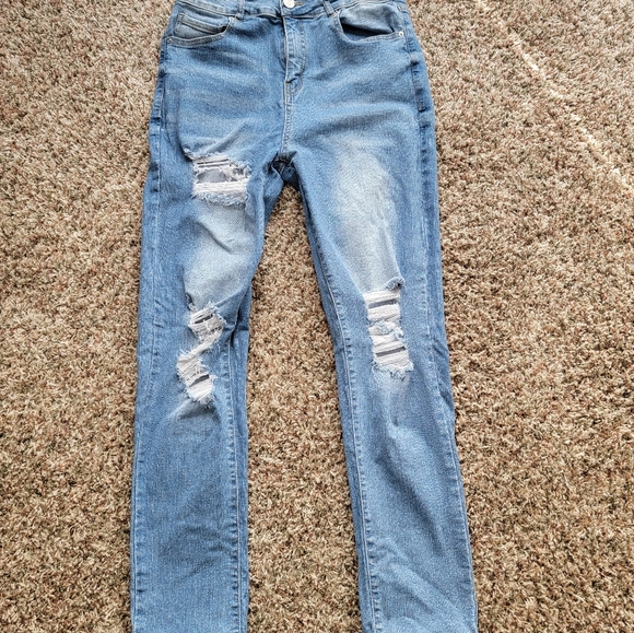Resfeber | Pants & Jumpsuits | Distressed Jeans Viral Tiktok Jeans ...